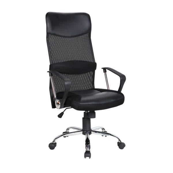 Ice Mesh Executive Operator Chair – Chrome Base